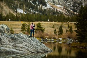 Officers Gulch Engagement Photos Colorado | Amanda + John
