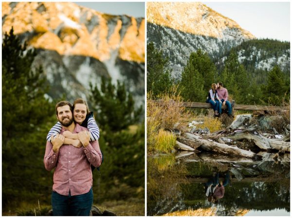 Officers Gulch Engagement Photos Colorado | Amanda + John